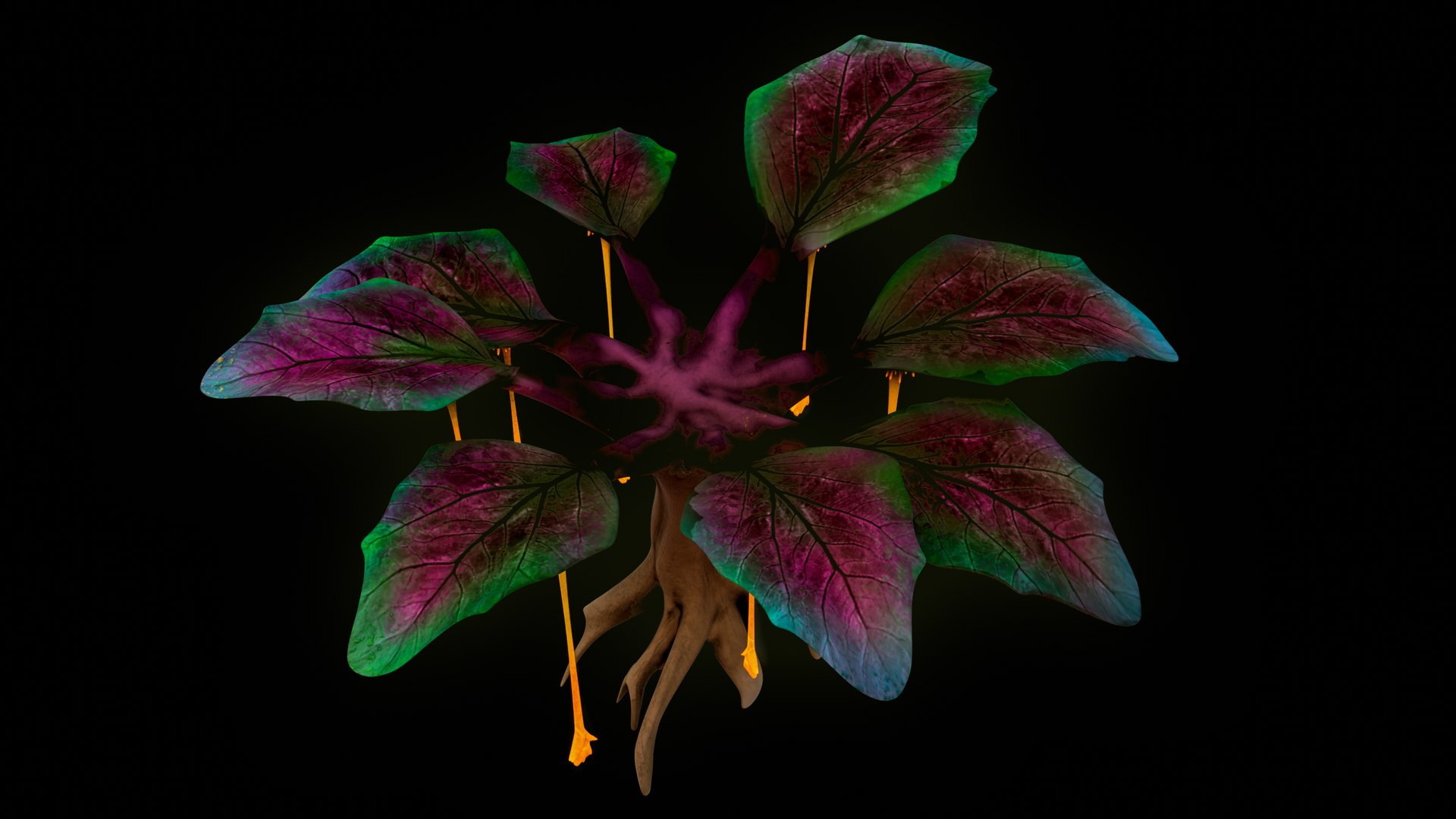 3D Alien Tropical Tree PBR - TurboSquid 2073882