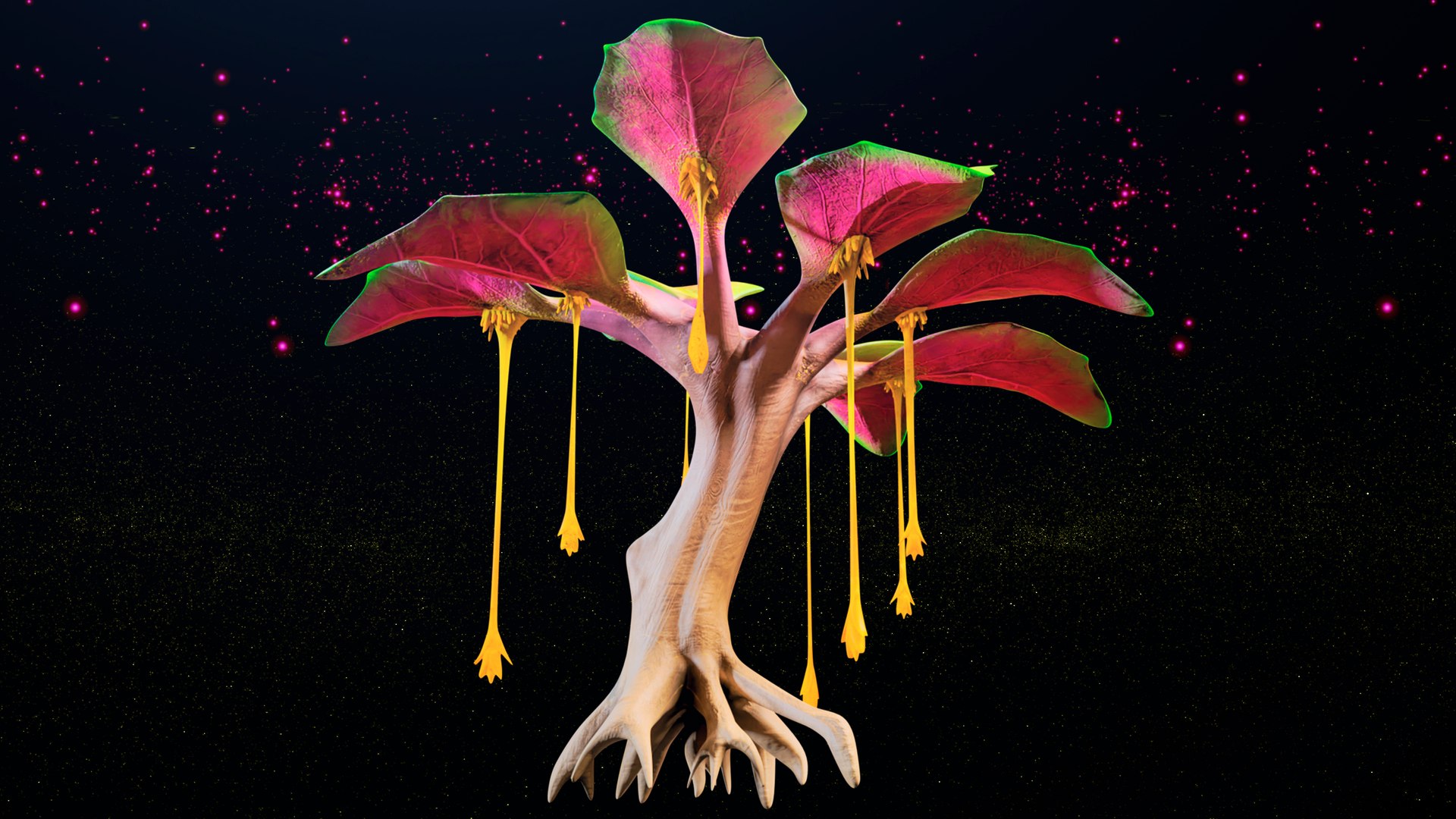 3D Alien Tropical Tree PBR - TurboSquid 2073882