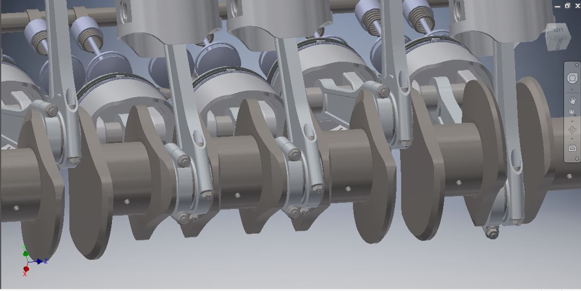 V12 Engine Piston Crankshaft 3D Model - TurboSquid 1317490