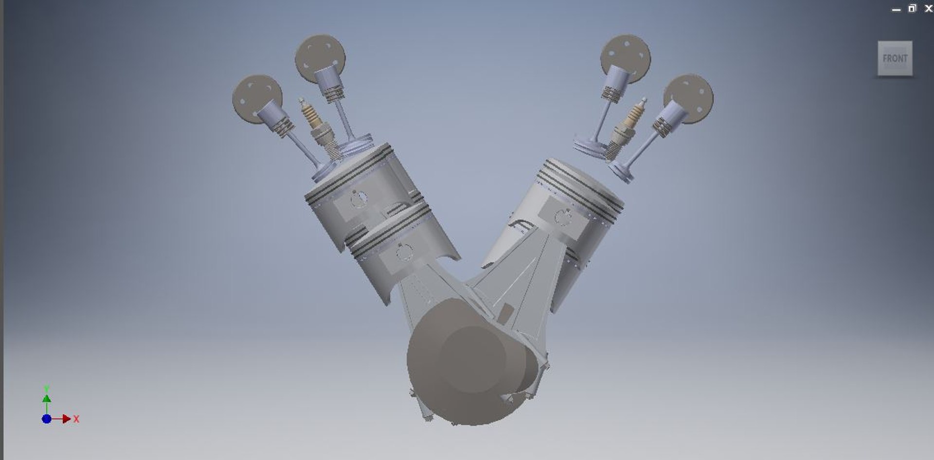 V12 Engine Piston Crankshaft 3D Model - TurboSquid 1317490