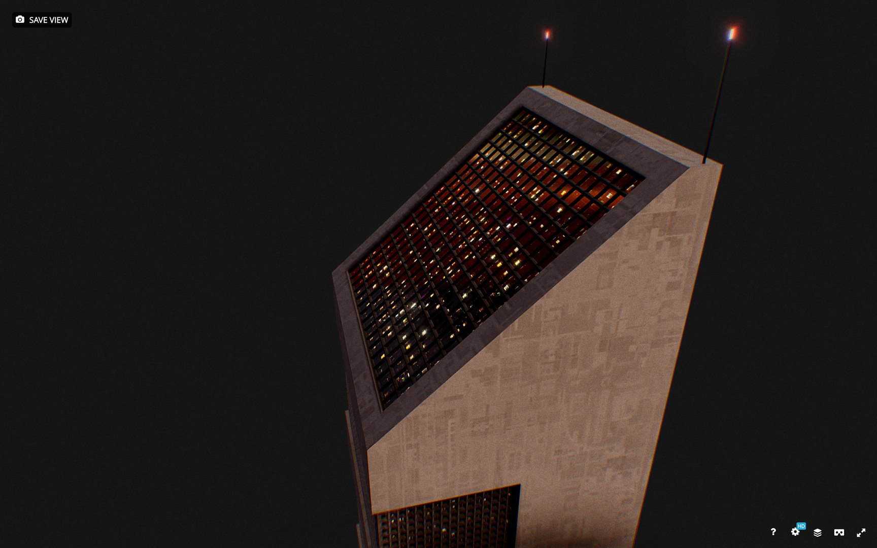 Low Poly - Futuristic Sci-fi Skyscraper Building 3D model - TurboSquid ...
