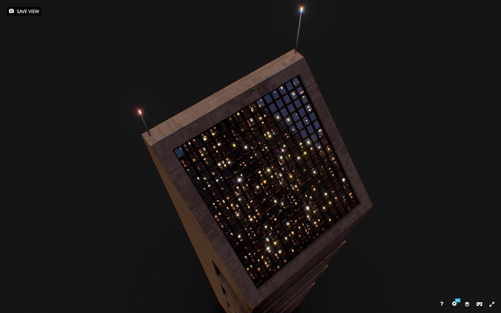 Low Poly - Futuristic Sci-fi Skyscraper Building 3D model - TurboSquid ...