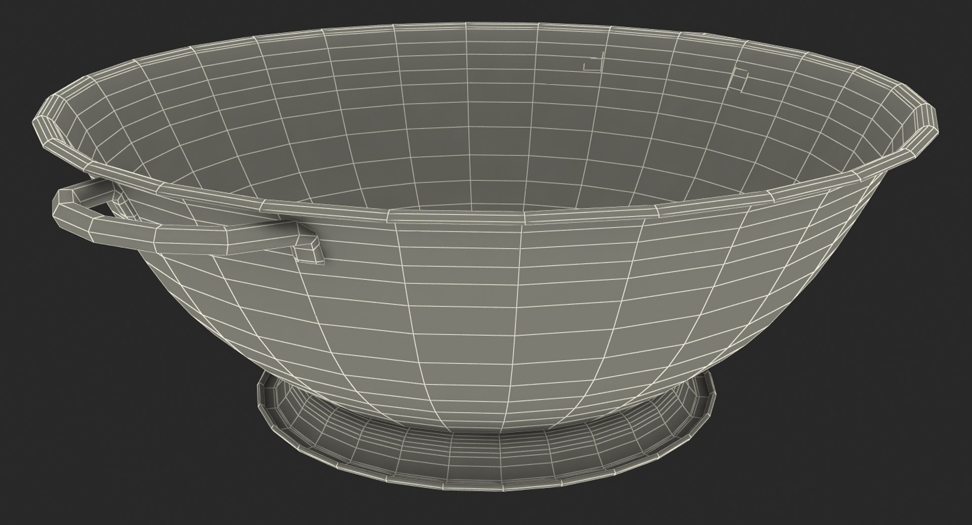 3D Colander Stainless Steel Model - TurboSquid 1279356