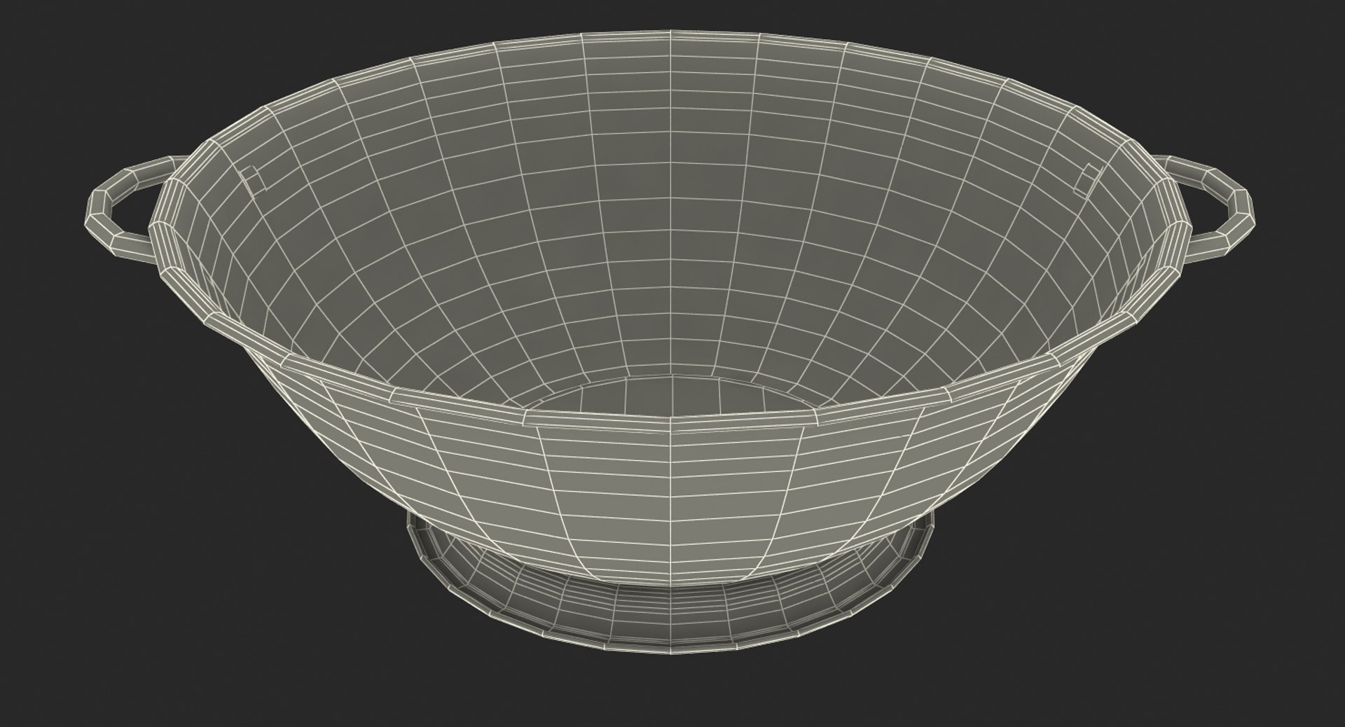 3D Colander Stainless Steel Model - TurboSquid 1279356