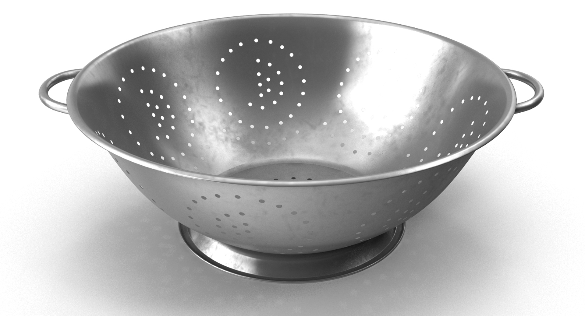 3D Colander Stainless Steel Model - TurboSquid 1279356