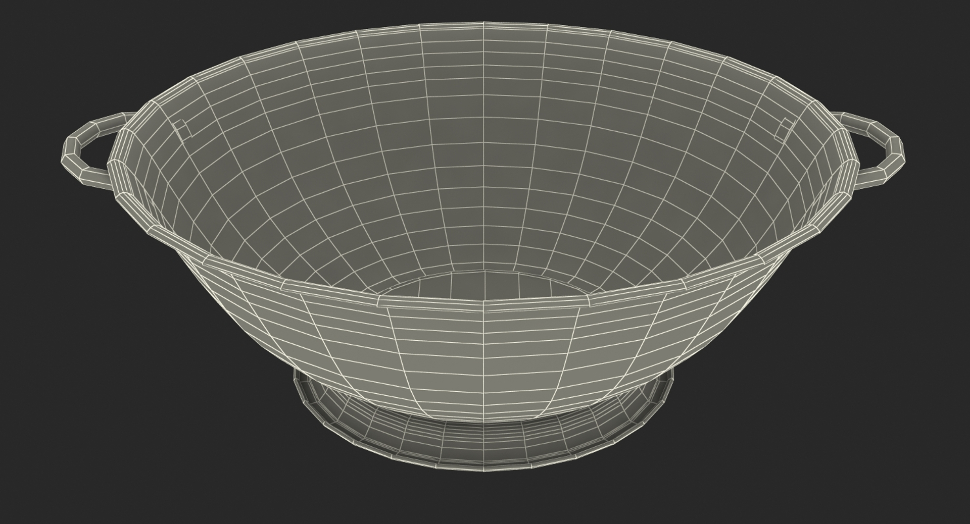 3D Colander Stainless Steel Model - TurboSquid 1279356