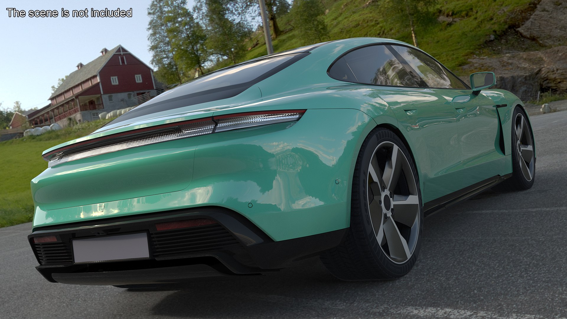 3D Model Electric Sports Car Sedan Mint - TurboSquid 2302366