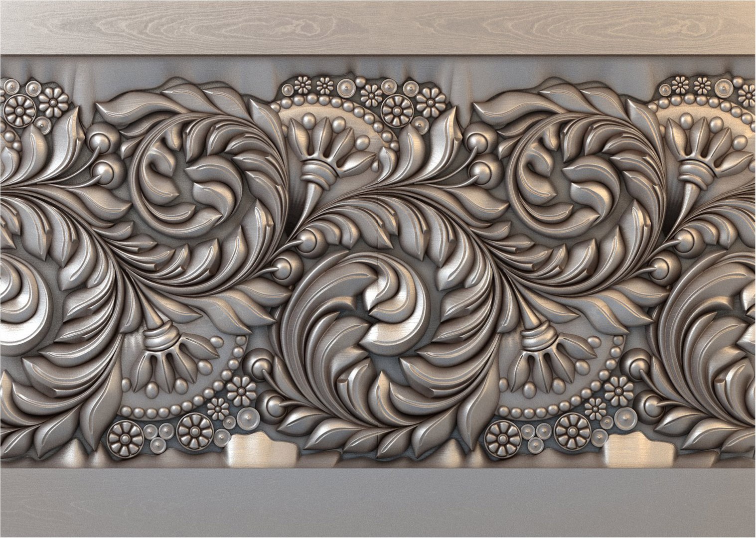 3D Model Baguette Cornice Church Molding BGC 0021-3 - TurboSquid 1758222