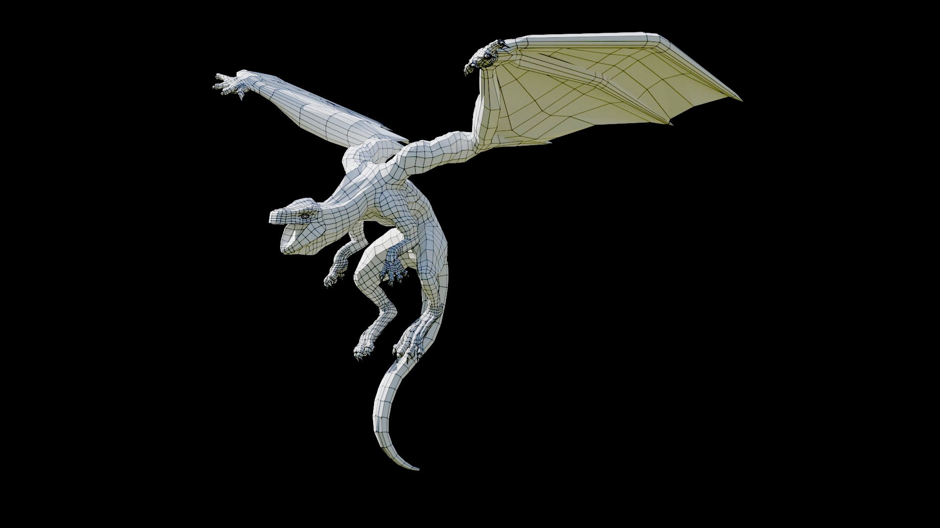 3D Lowpoly Dragon Model - TurboSquid 2133961