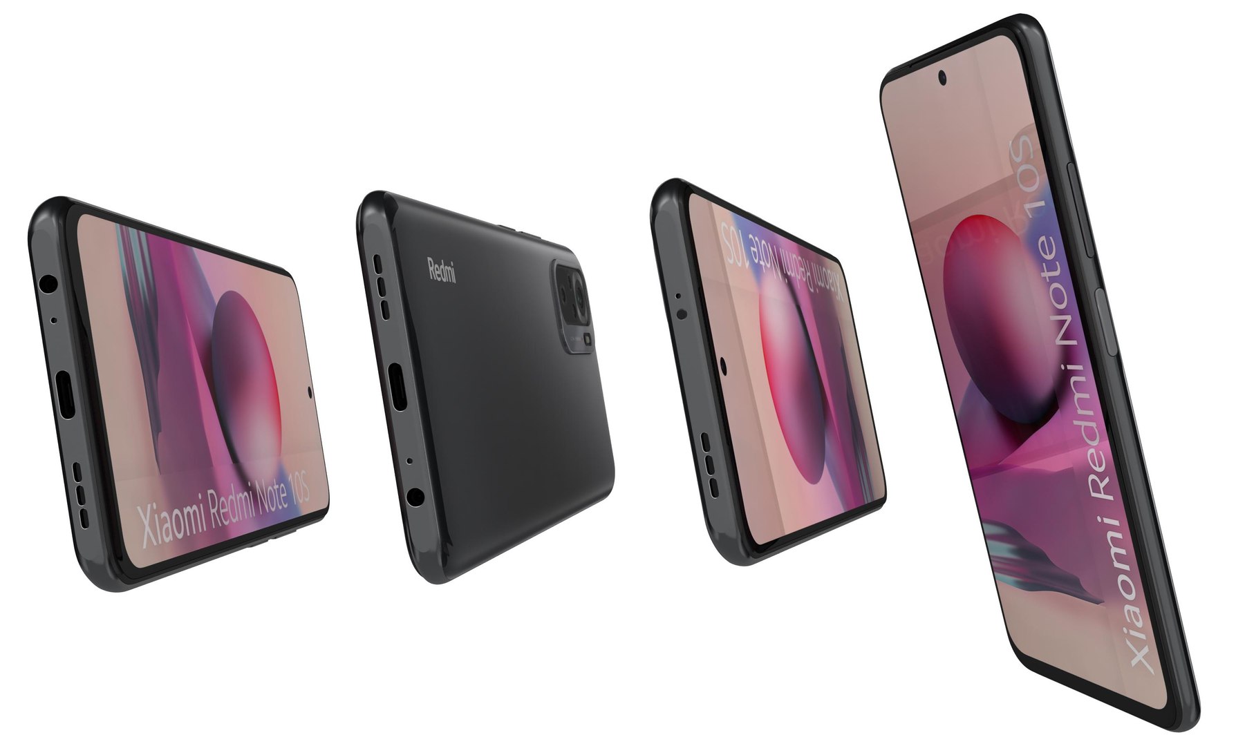 Xiaomi Redmi Note 10S Black 3D Model - TurboSquid 1739625