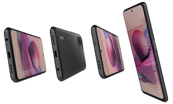Xiaomi Redmi Note 10S Black 3D model - TurboSquid 1739625