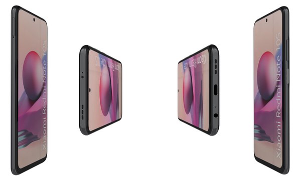 Xiaomi Redmi Note 10S Black 3D model - TurboSquid 1739625