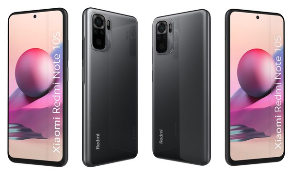 Xiaomi Redmi Note 10S Black 3D model - TurboSquid 1739625