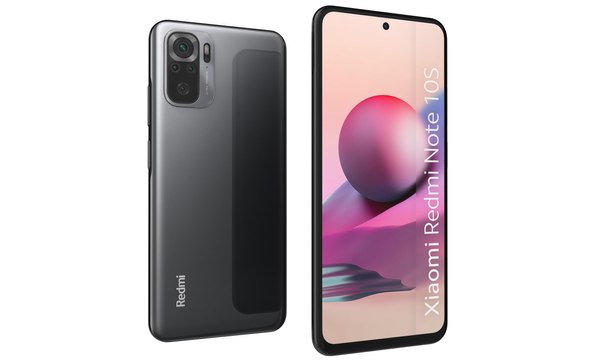Xiaomi Redmi Note 10S Black 3D model - TurboSquid 1739625