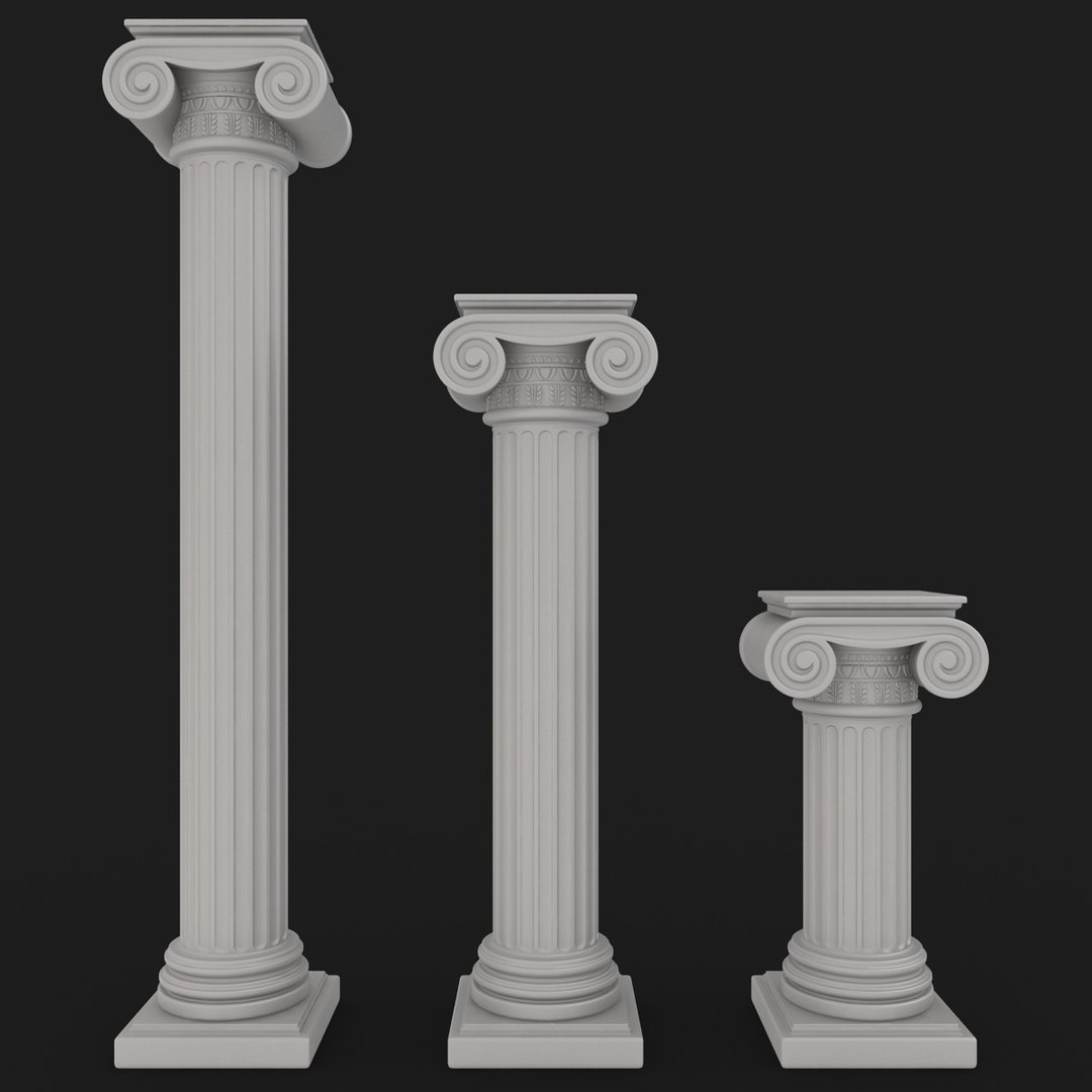 3d Column 04 3 Sizes