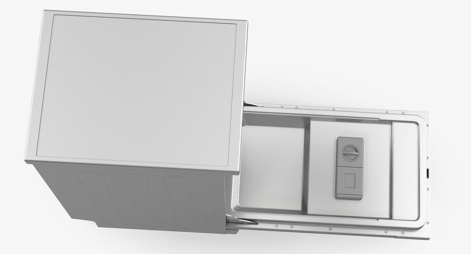 Stainless Steel Dishwasher Machine 3D - TurboSquid 1317834
