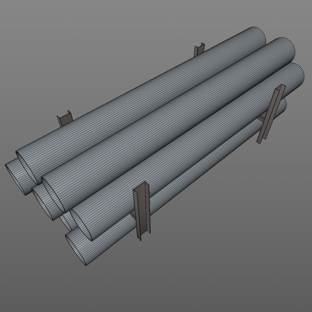 Pipe Rack 3D Model - TurboSquid 1155613