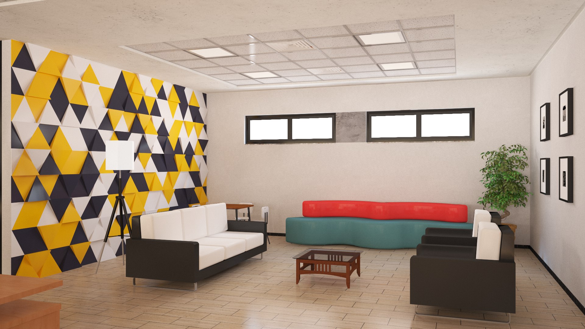 3D Office Work Space Model - TurboSquid 1888948