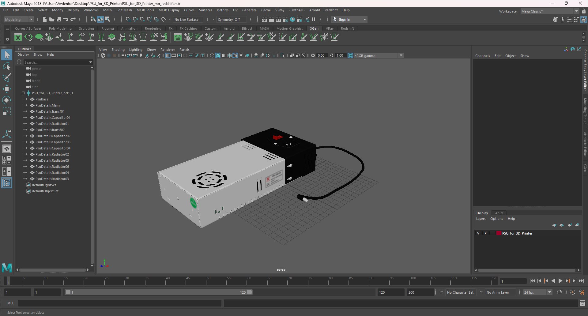 3D PSU For 3D Printer - TurboSquid 2384578