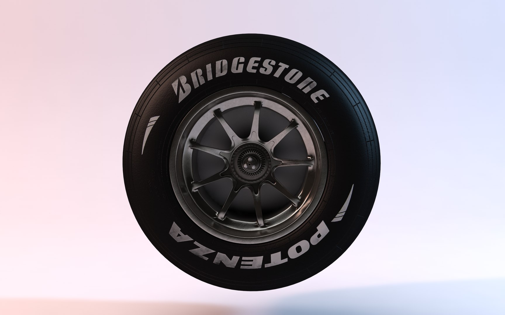 Formula 1 Wheel 3D Model - TurboSquid 1442385