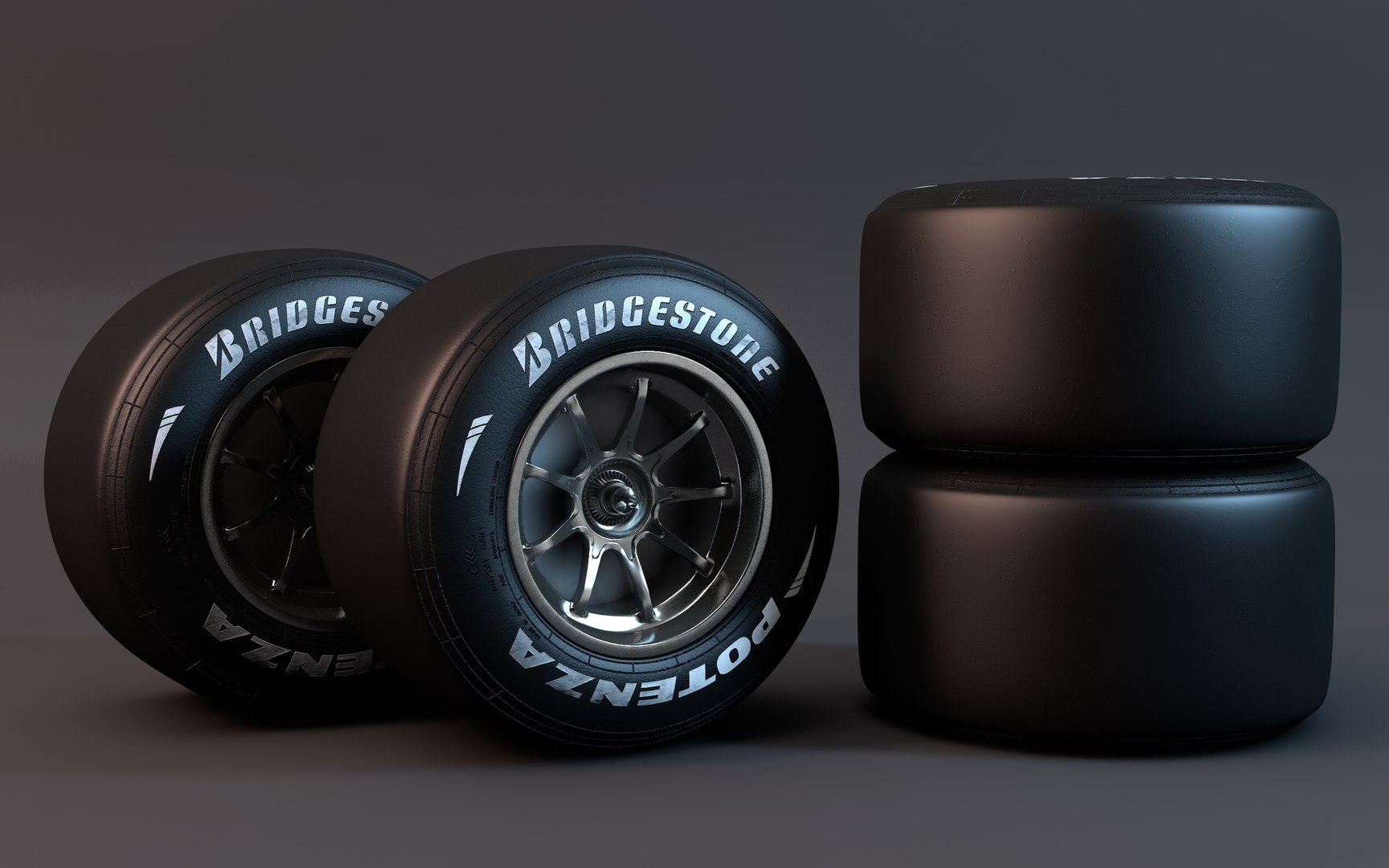 Formula 1 Wheel 3D Model - TurboSquid 1442385