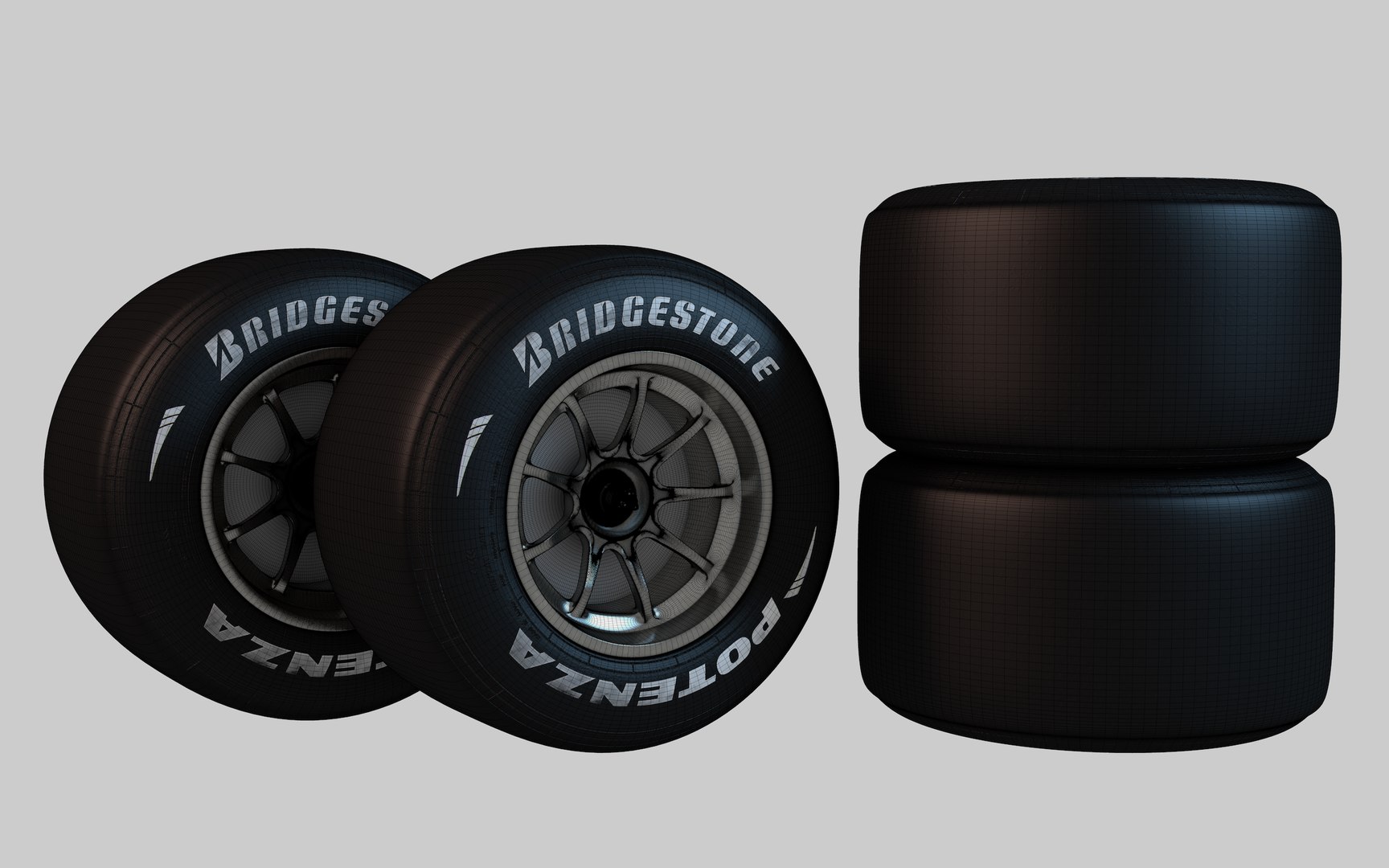 Formula 1 Wheel 3D Model - TurboSquid 1442385