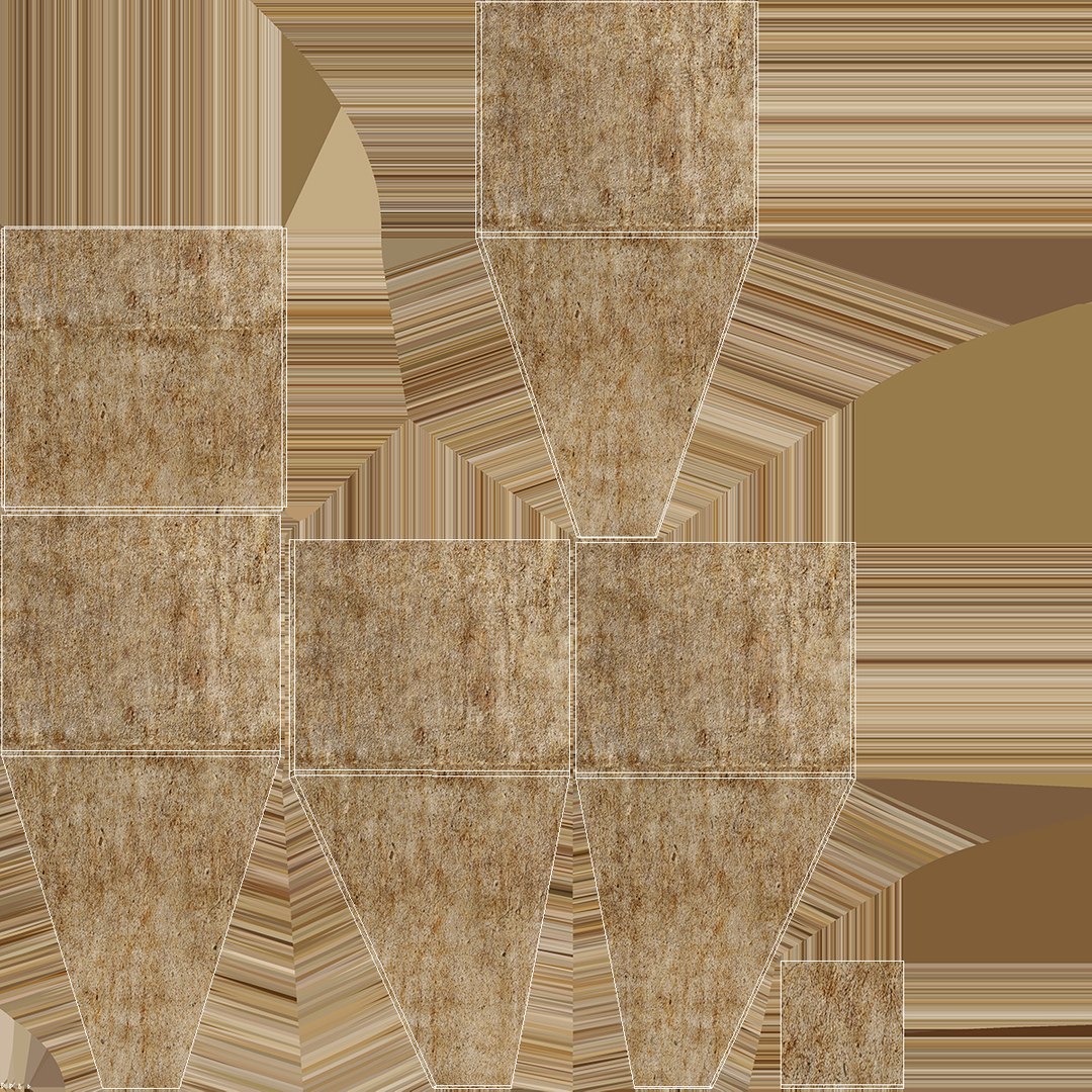 Concrete Dragon Teeth Tank Model - TurboSquid 1606881