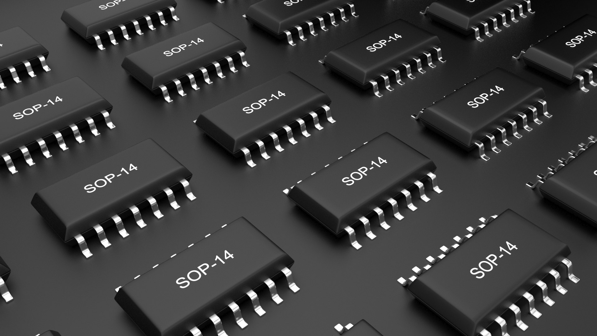 SOP-14 Chip 3D Model - TurboSquid 2229466