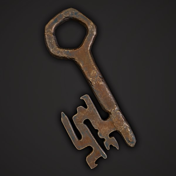 Medieval keys 3D - TurboSquid 1496960