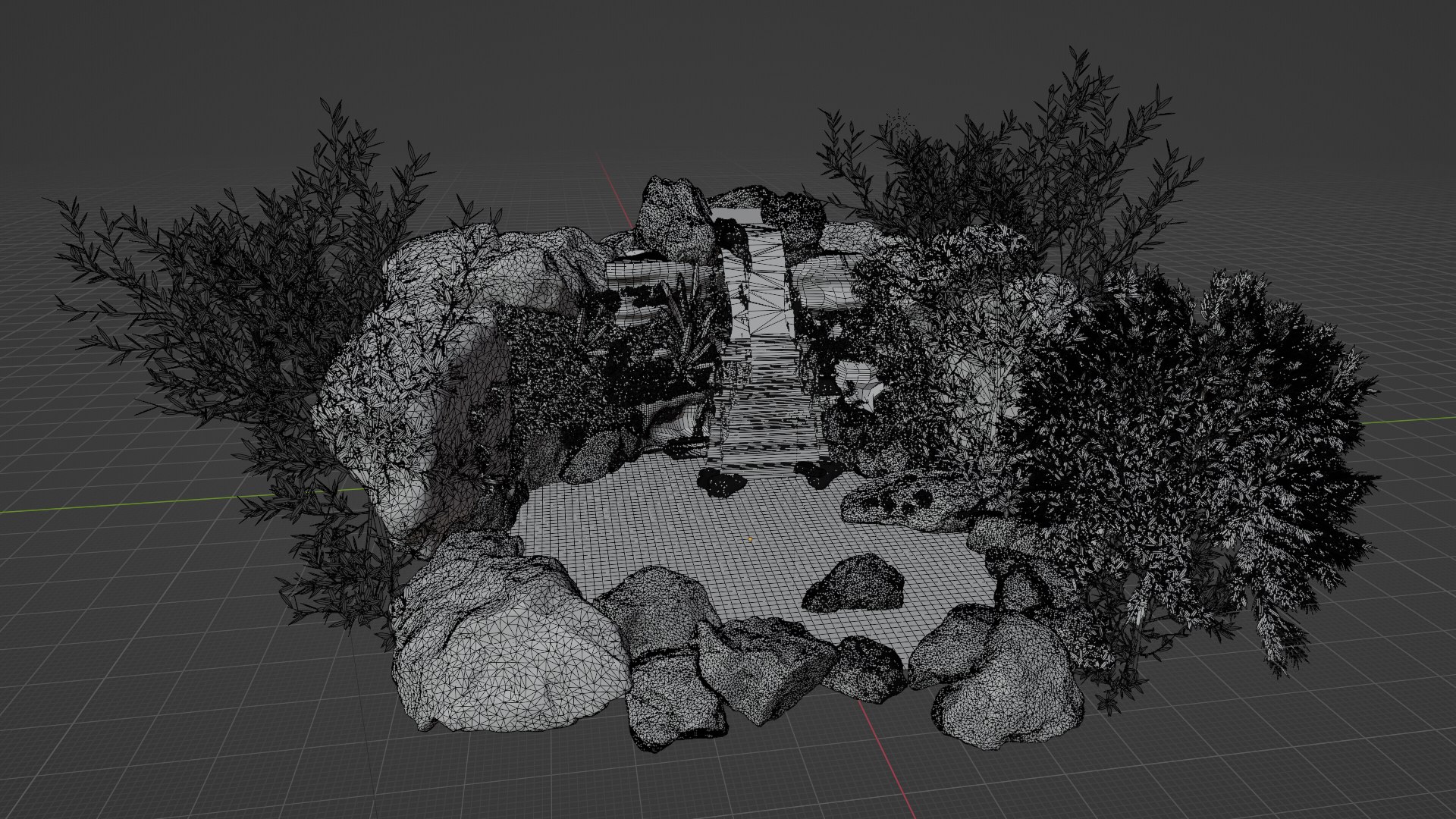 Waterfall 3D - TurboSquid 2004840