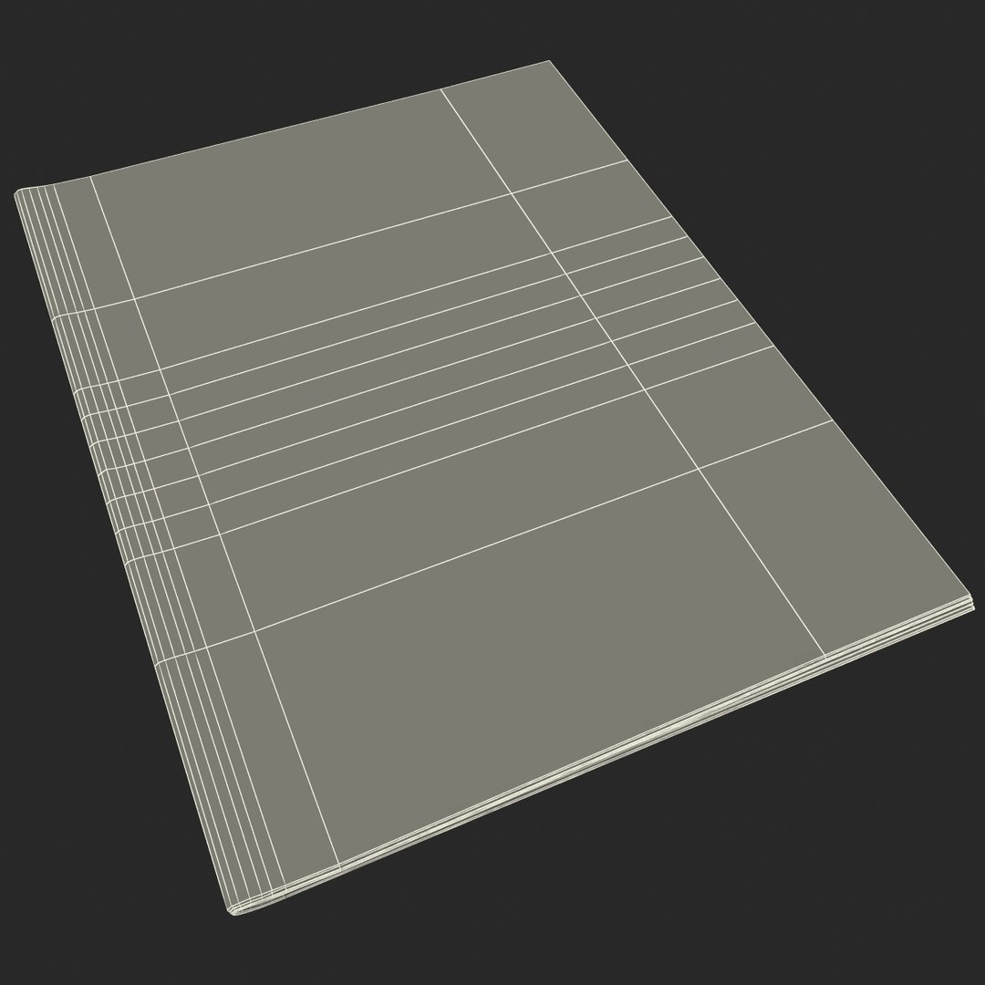 Newspaper Modelled Obj