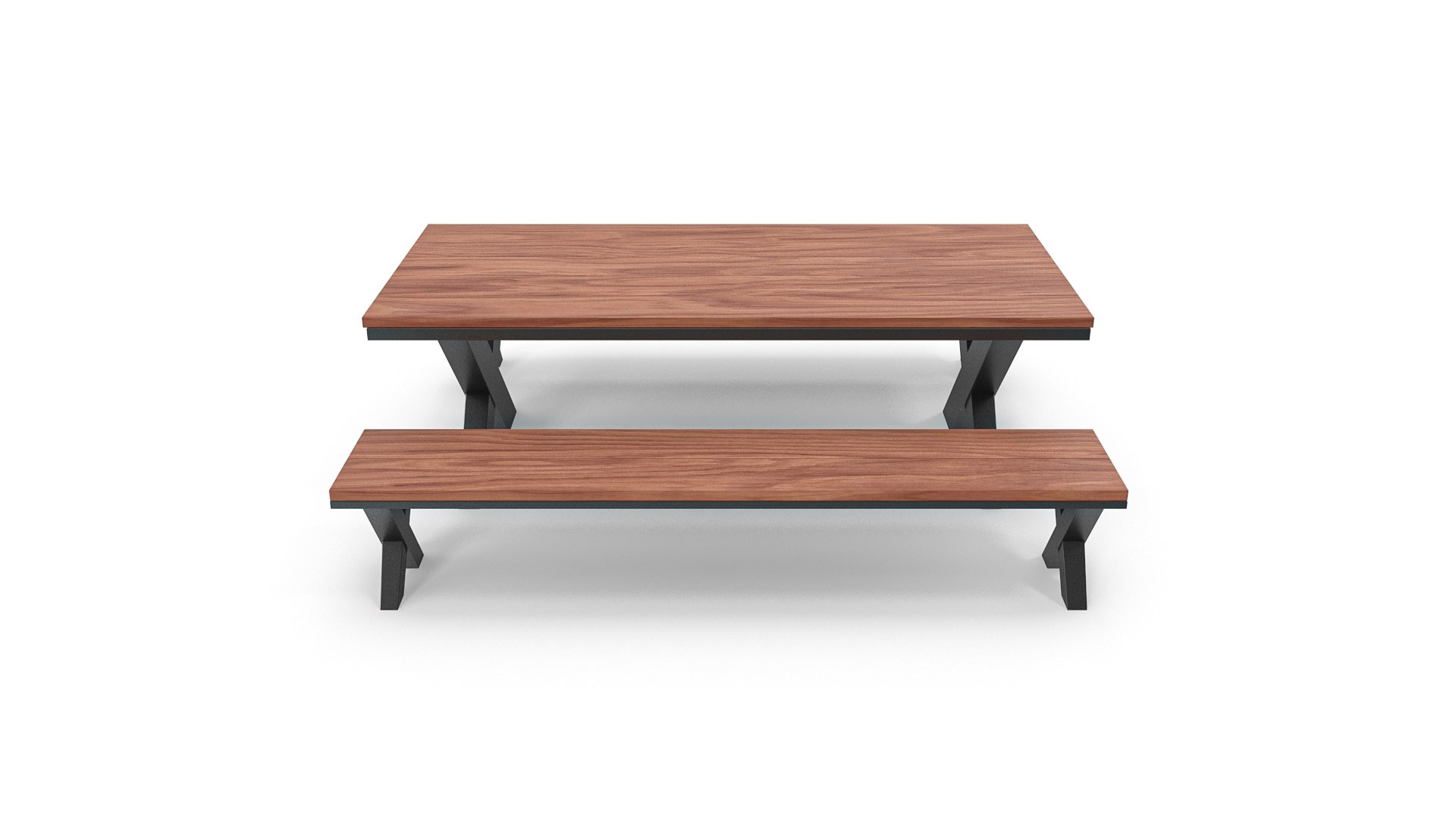 Park Table 02 PBR Model - TurboSquid 1968672