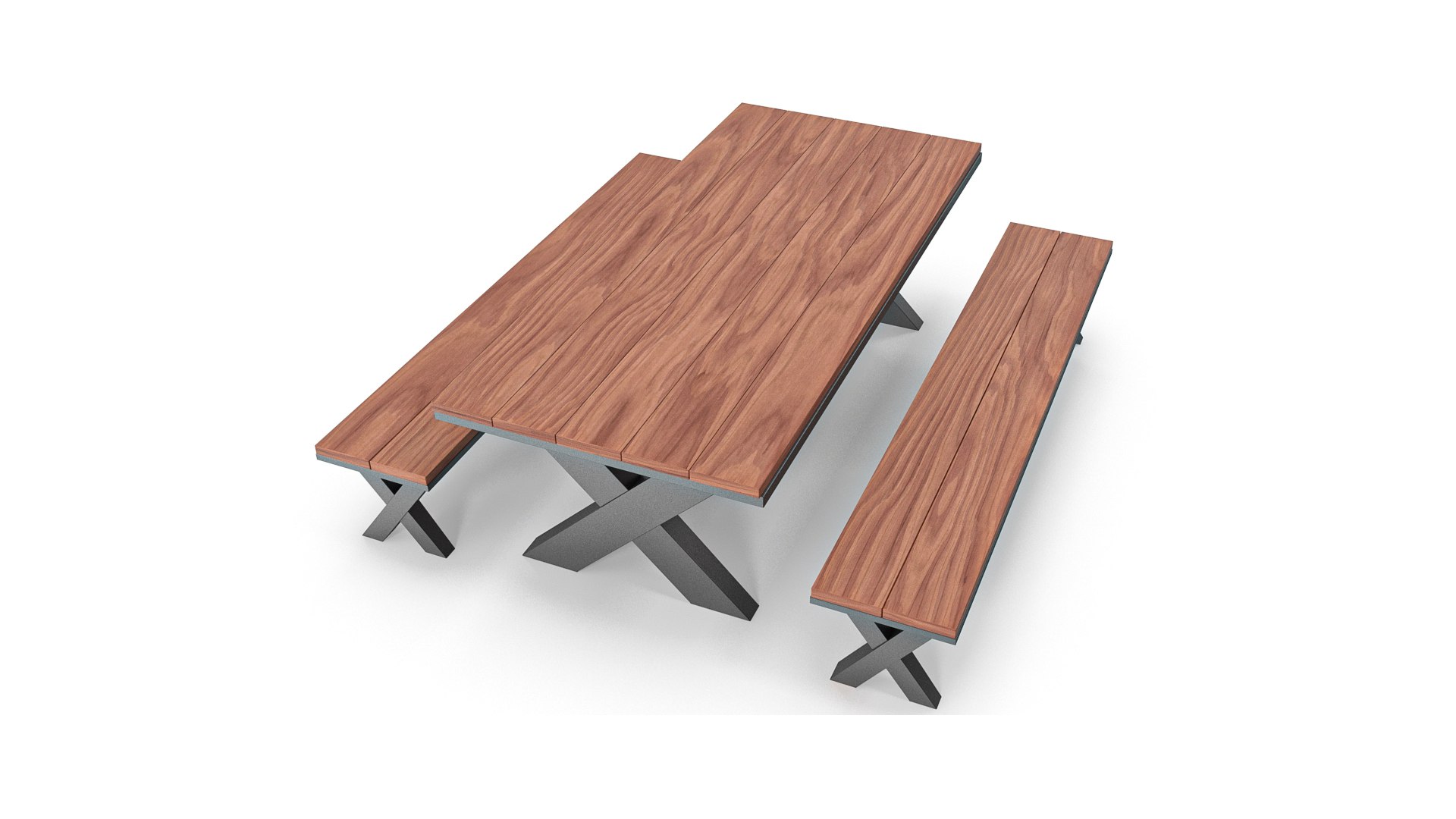 Park Table 02 PBR Model - TurboSquid 1968672