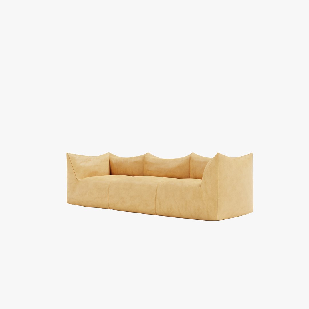 3D Model Sofa Three Seater FM - TurboSquid 1971488