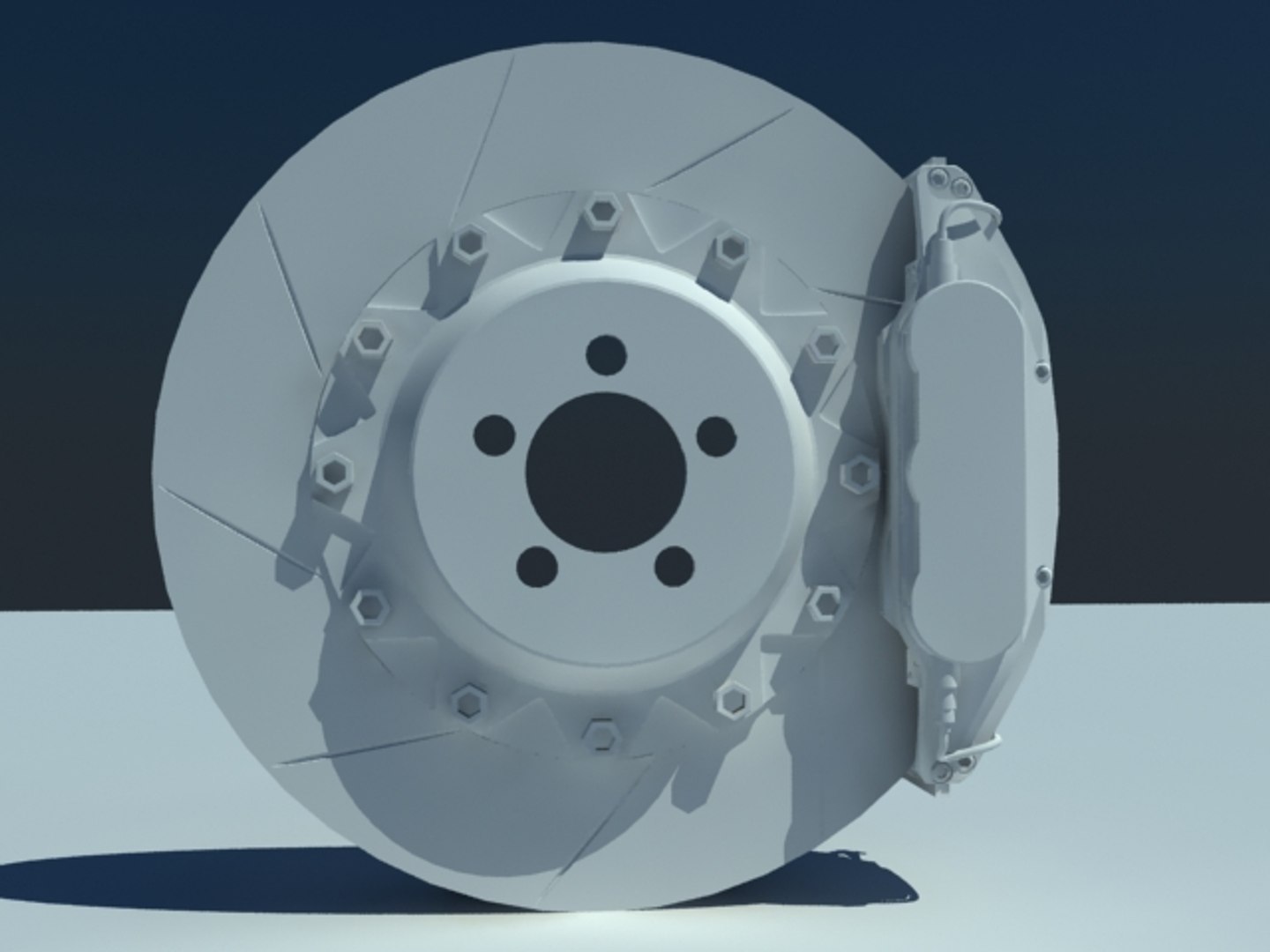 3d Brake Disc Model