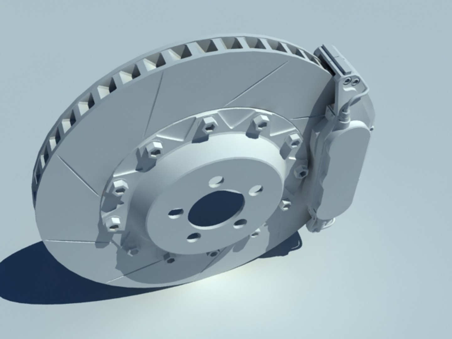 3d Brake Disc Model