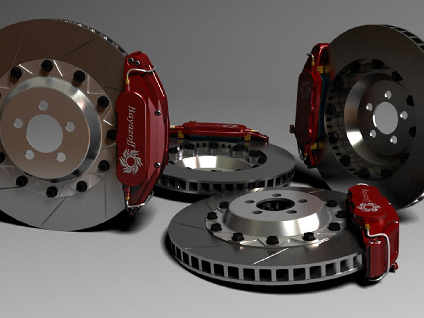 3d Brake Disc Model