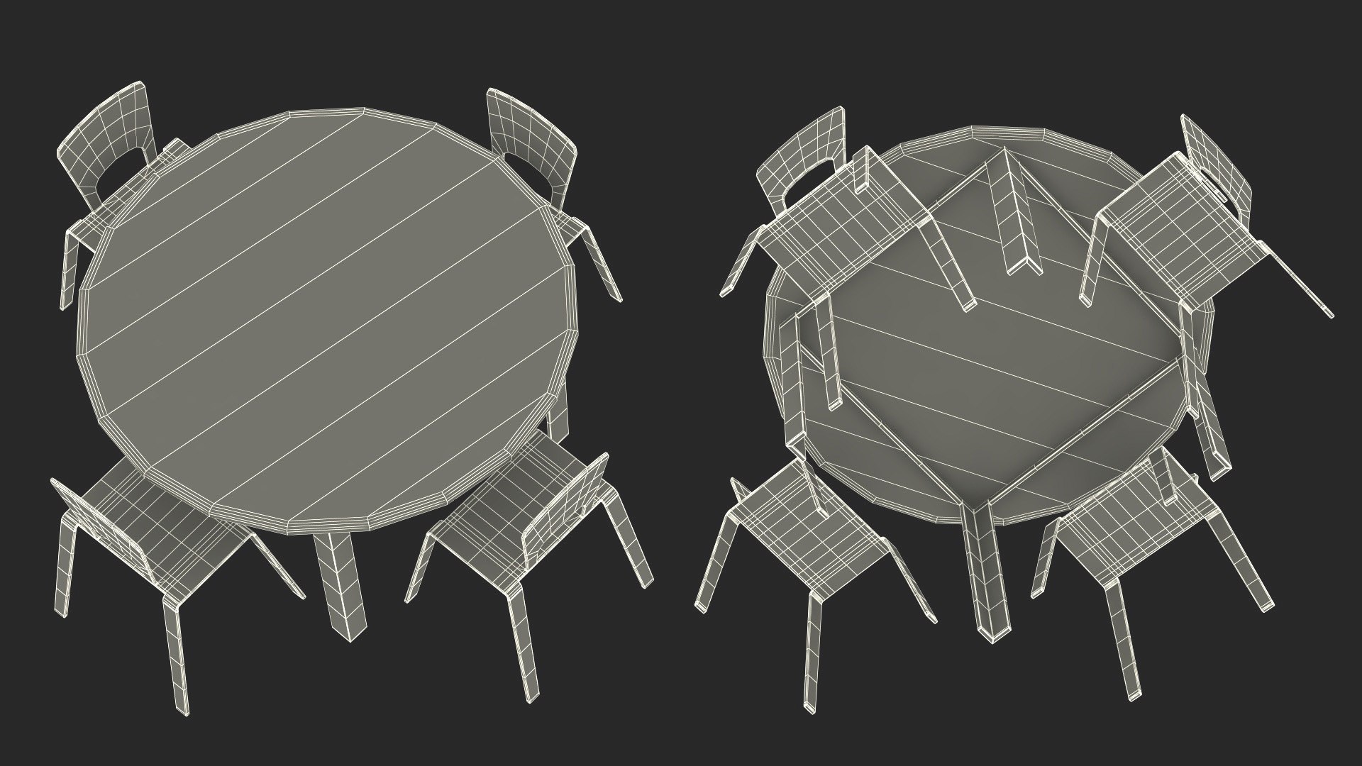 Round Library Table Model - TurboSquid 2318305