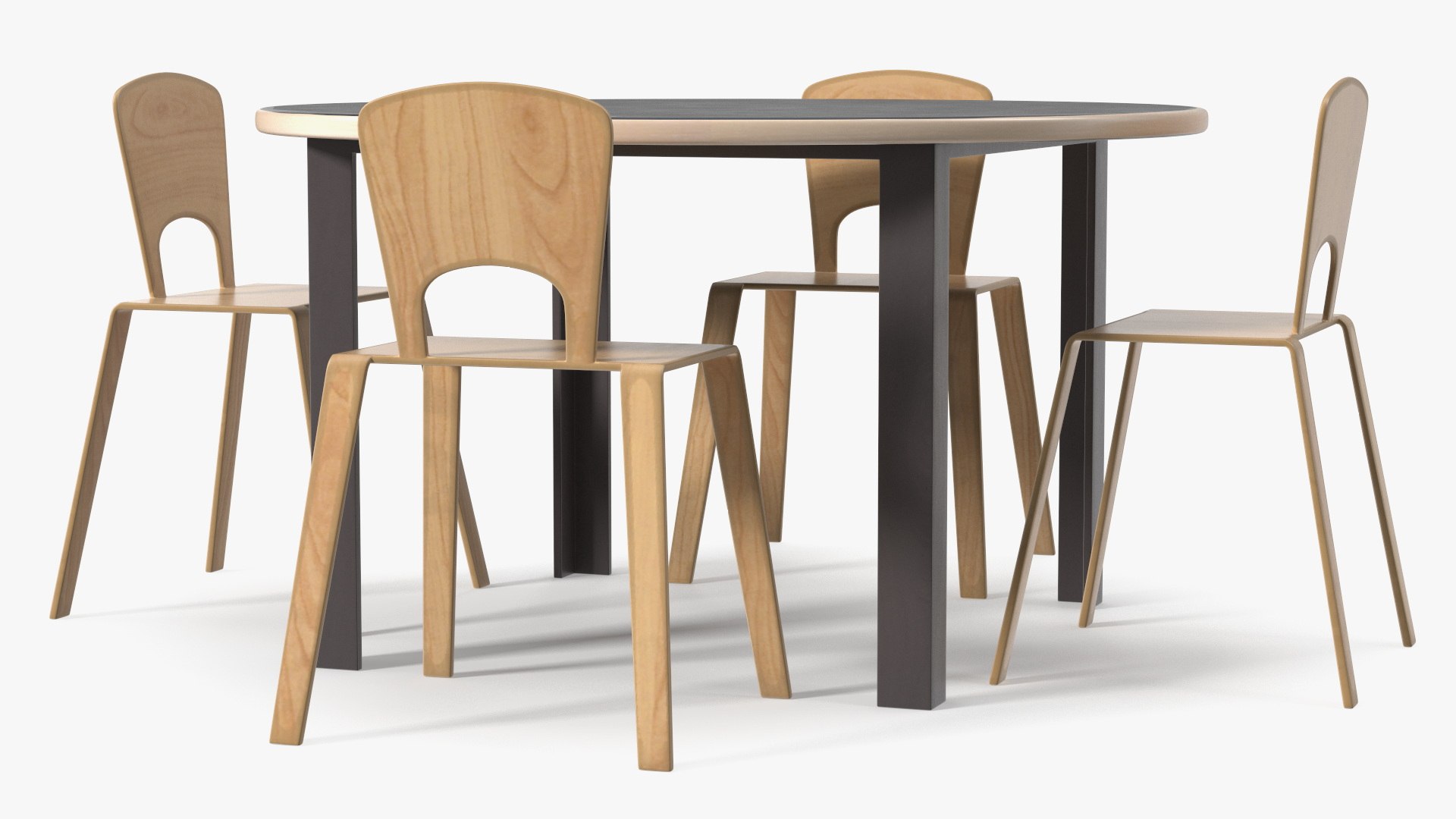 Round Library Table Model - TurboSquid 2318305