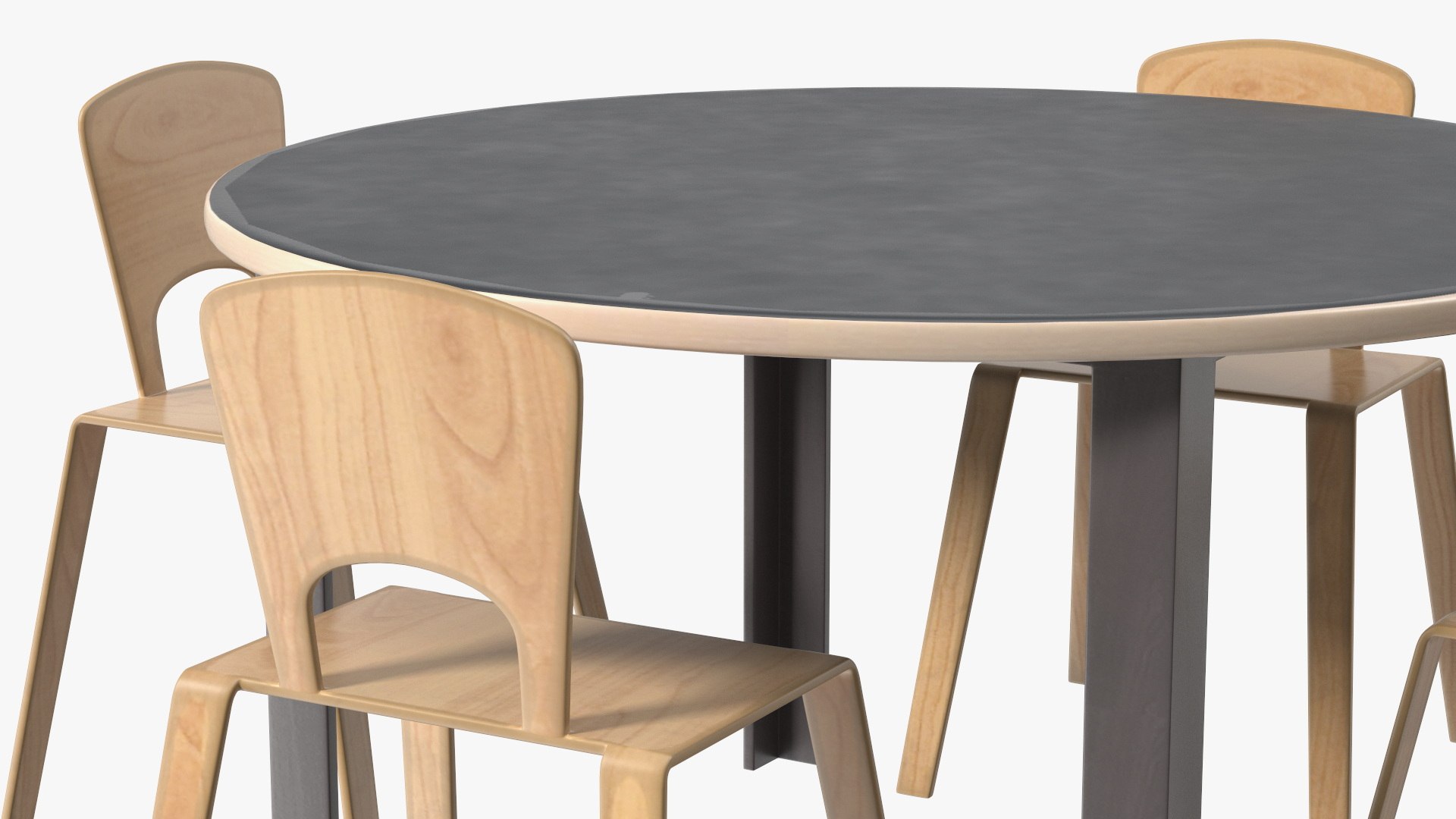 Round Library Table Model - TurboSquid 2318305
