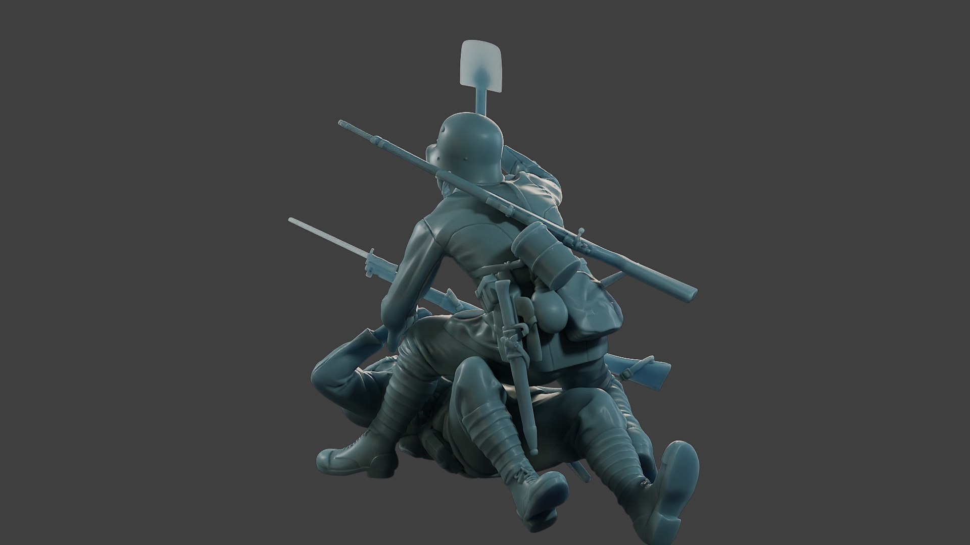 German Vs British Soldier Ww1 Versus1 001 3D Model - TurboSquid 2211118