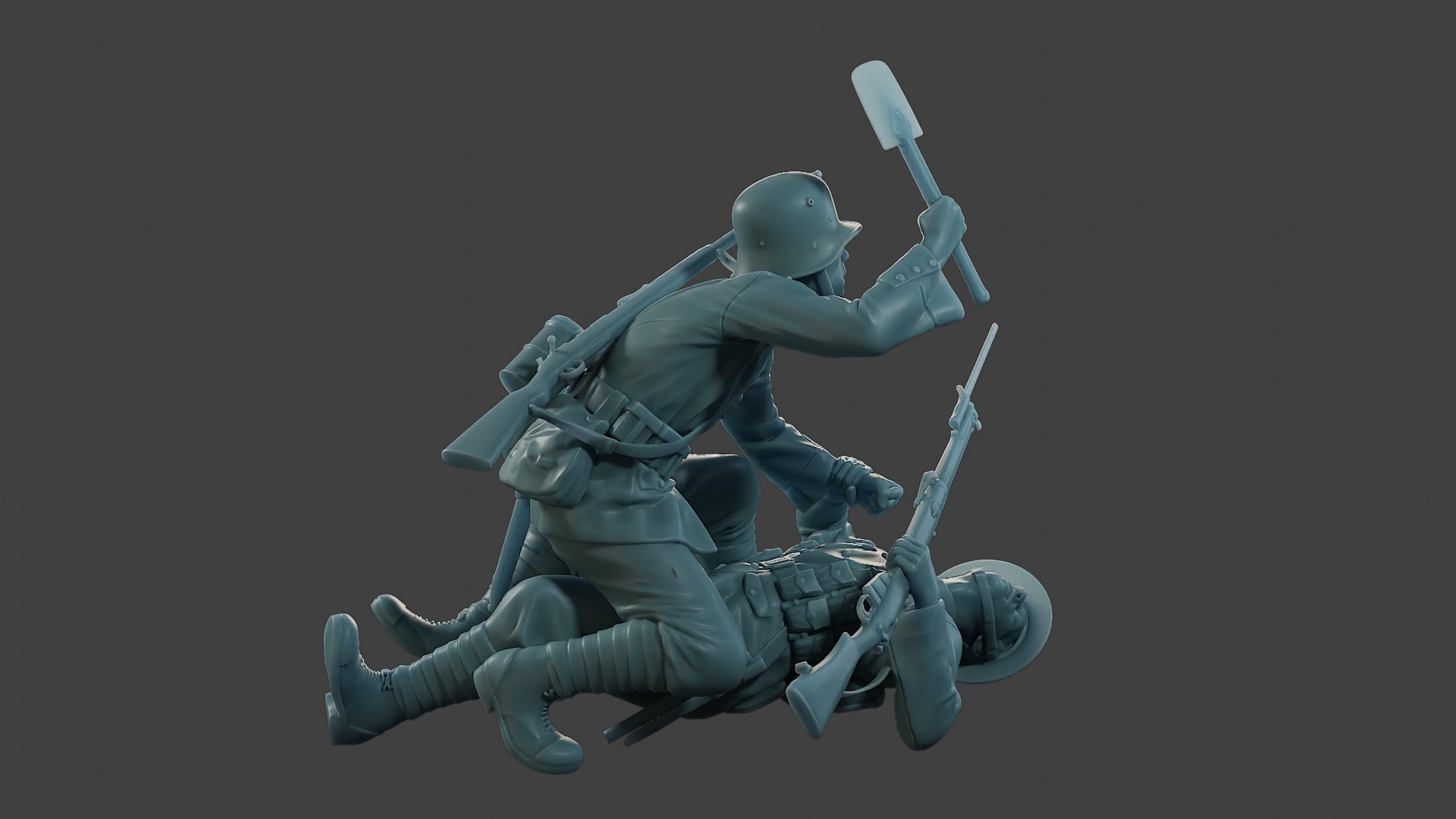 German Vs British Soldier Ww1 Versus1 001 3D Model - TurboSquid 2211118