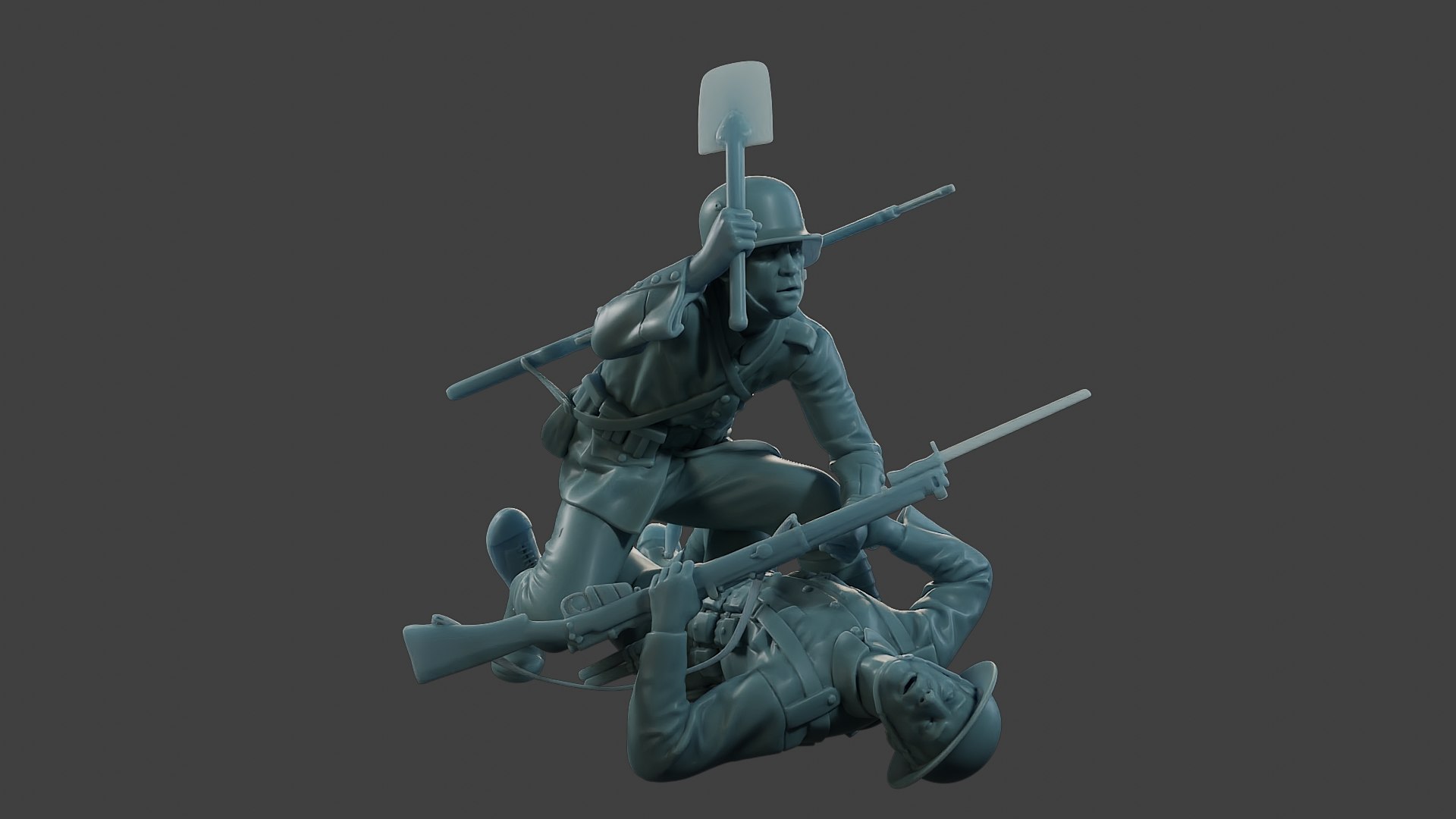 German Vs British Soldier Ww1 Versus1 001 3D Model - TurboSquid 2211118