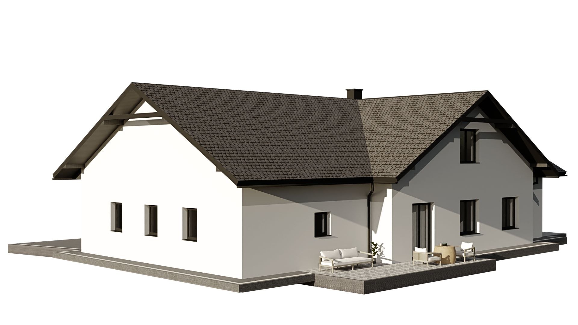3D Typical Single - Family House In Poland Model - TurboSquid 2225223