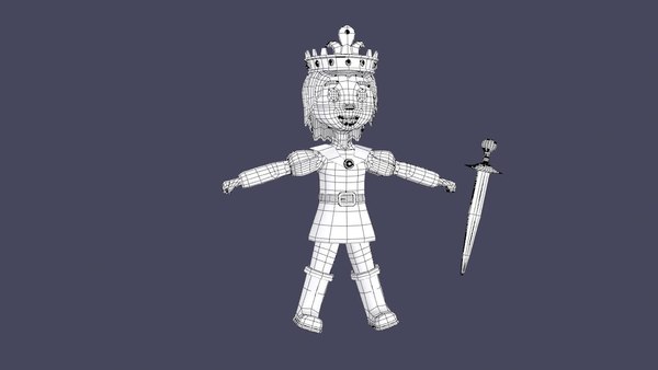 3D cartoon prince model - TurboSquid 1686687