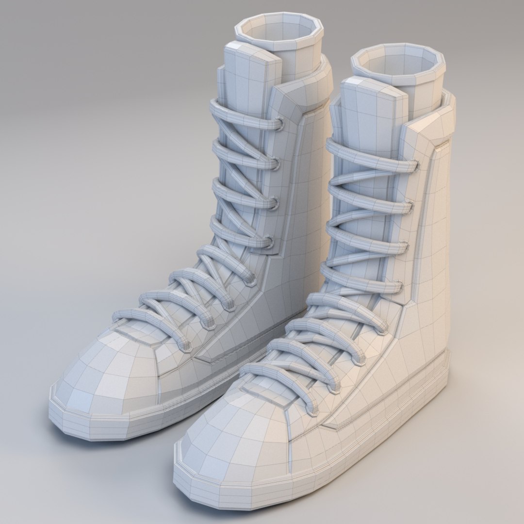 3D model cartoon boots - TurboSquid 1578876
