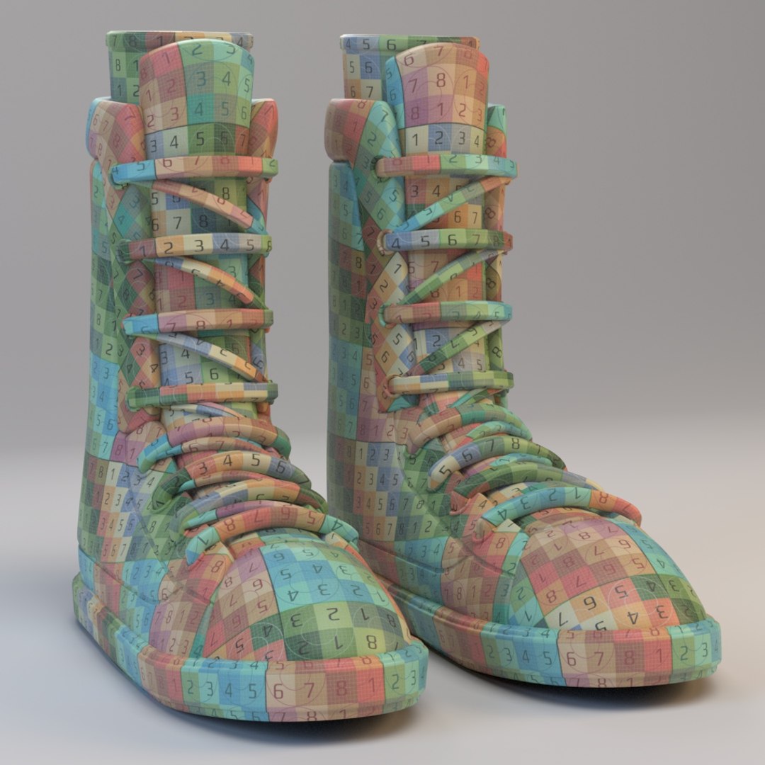 3D model cartoon boots - TurboSquid 1578876