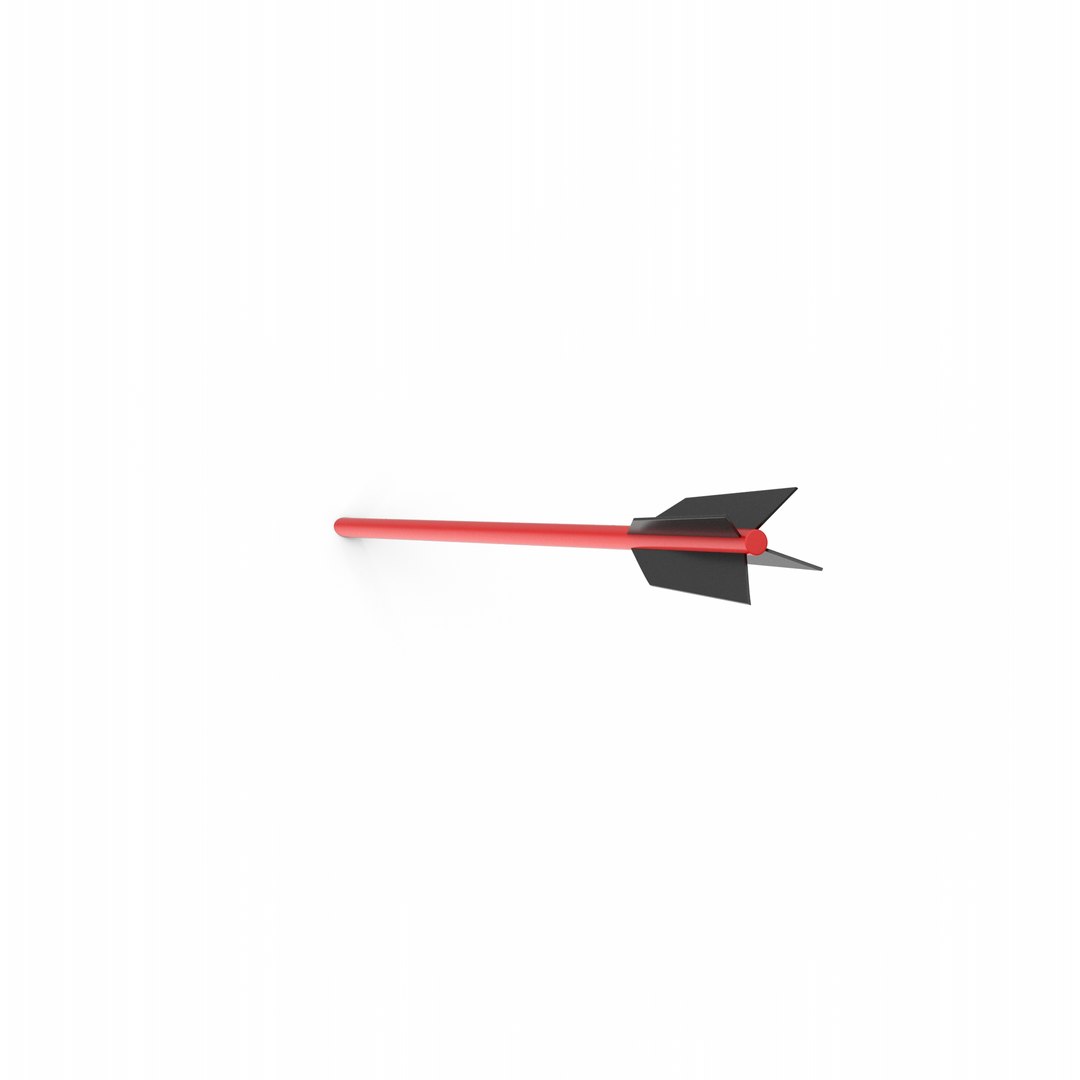 Red Arrow 3D Model - TurboSquid 2291375