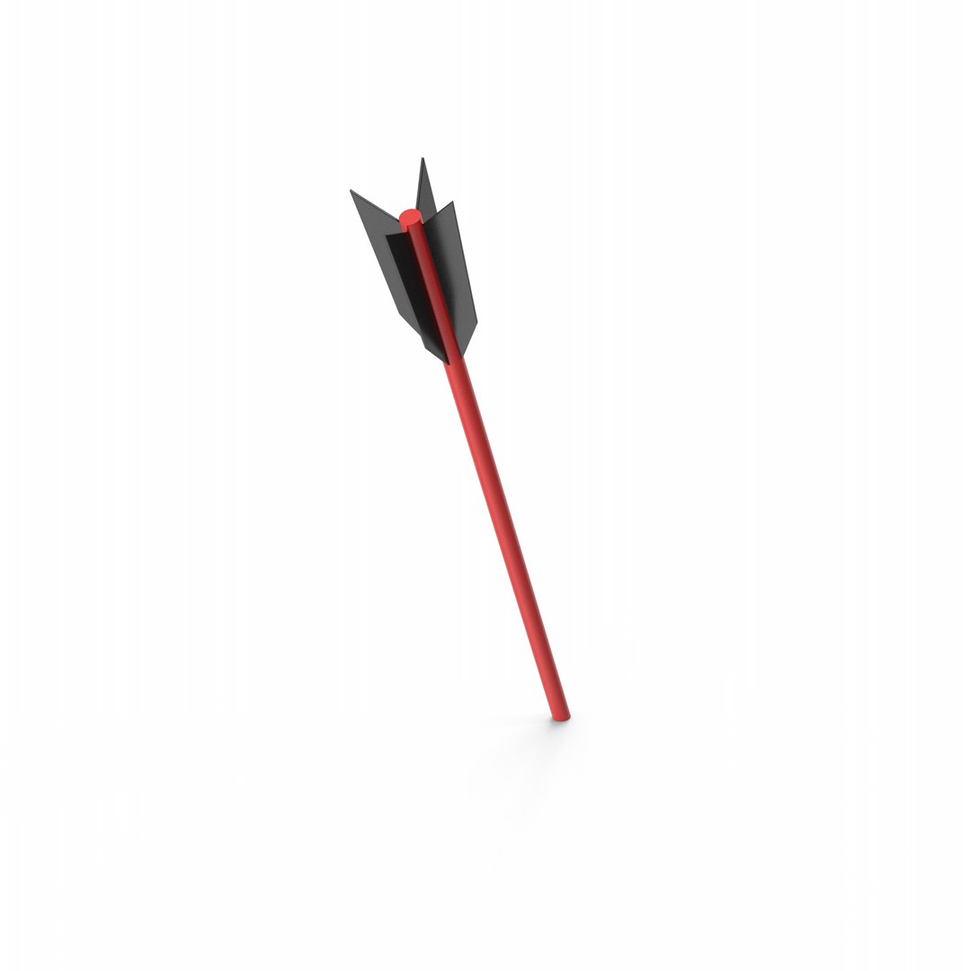 Red Arrow 3D Model - TurboSquid 2291375