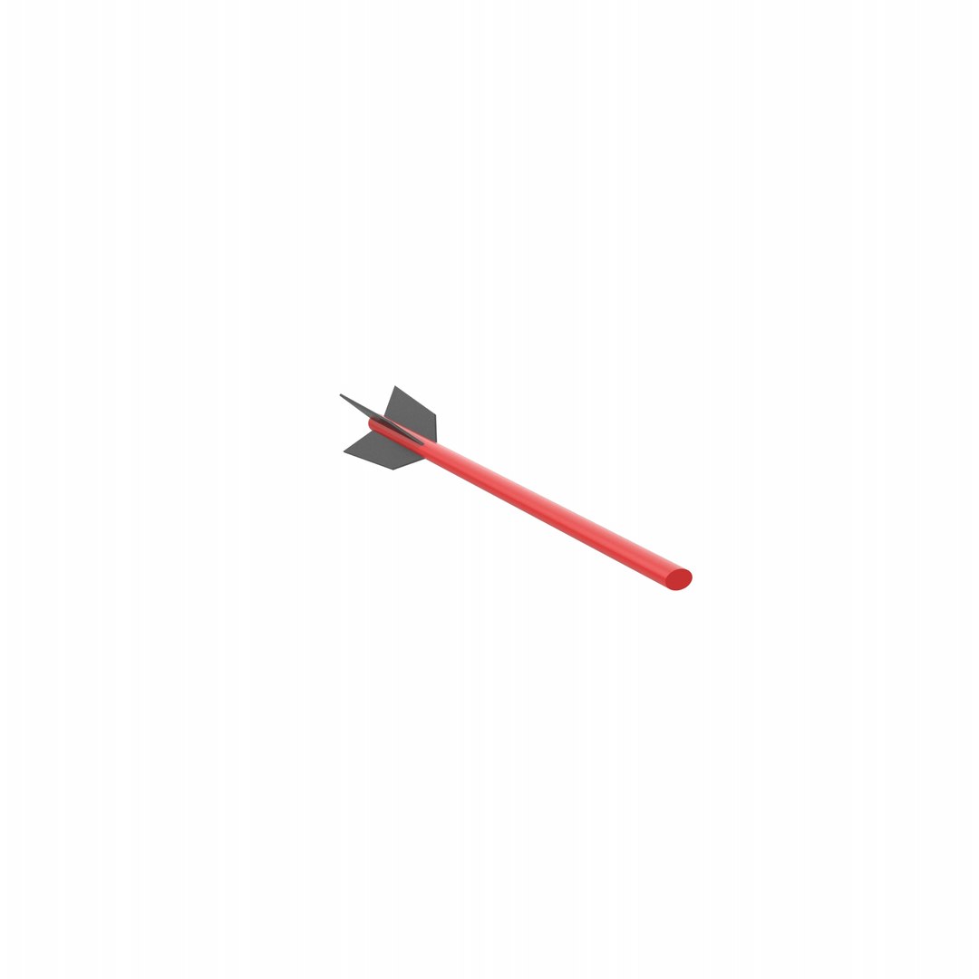 Red Arrow 3D Model - TurboSquid 2291375